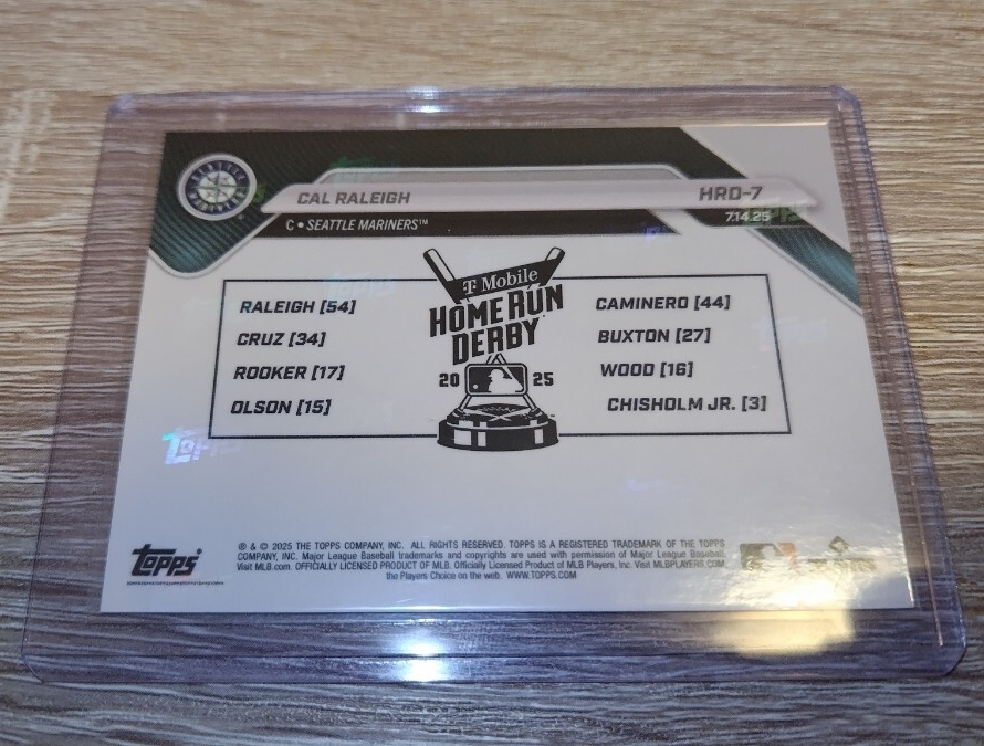 CAL RALEIGH TOPPS NOW HOMERUN DERBY PINK FOIL PARALLEL MLB カルローリー(Topps)｜売買されたオークション情報、yahooの商品 ...