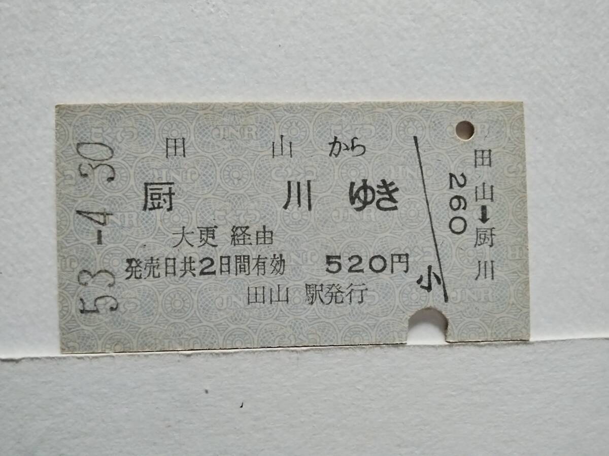 Yahoo!オークション - 国鉄 A型 田山から厨川ゆき S53 年