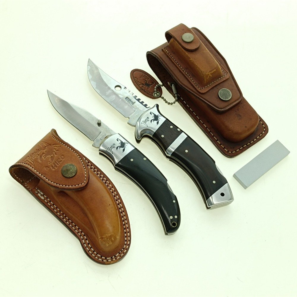 Yahoo!オークション - HIRO KNIVES ヒロ ナイフ TSUGE 柘植 スコーピオ...