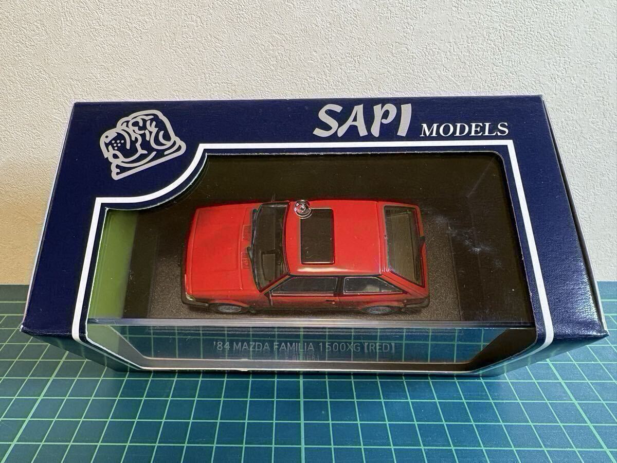 Yahoo!オークション - SAPI MODELS 1/43 マツダ ファミリア 1500XG RED...