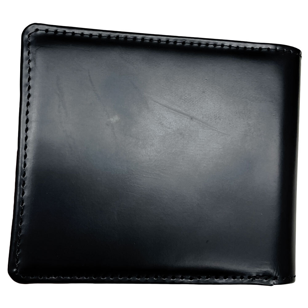 Yahoo!オークション - 【BL1】新品・在庫処分品 コードバン 馬革 二つ...