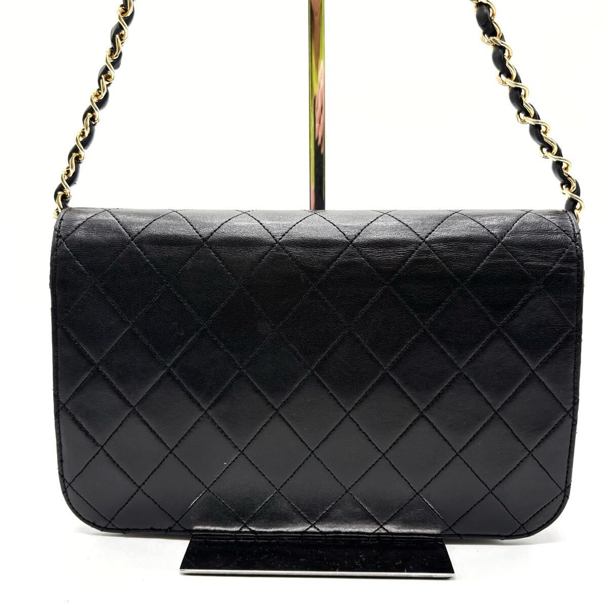 【樂淘letao】日本代購代標第一品牌－1円【高級】CHANEL シャネル ショルダーバッグ トート マトラッセ プッシュロック ラムスキン チェーン ゴールド金具 レディース 肩掛け