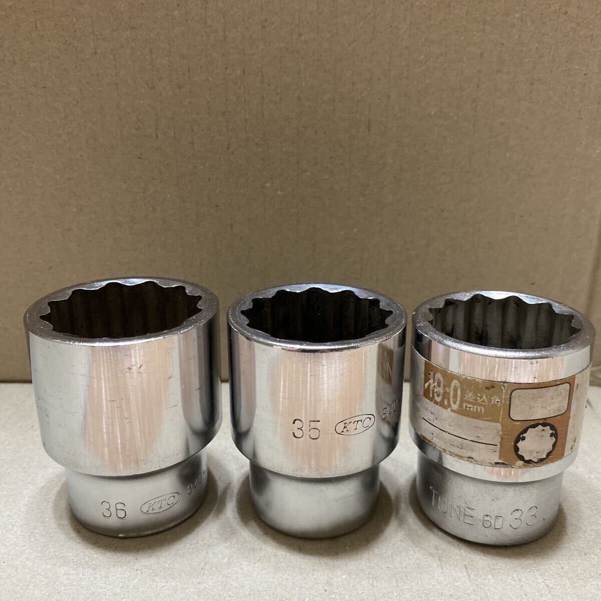 Yahoo!オークション - TONE KTC BANZAI色々12角ソケット 色々なサイズ ...