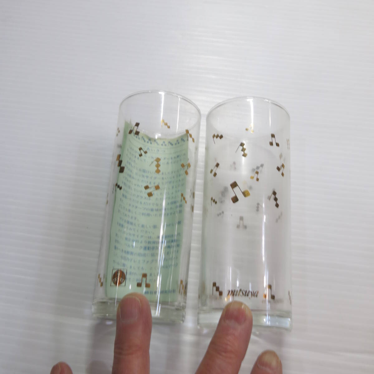 Yahoo!オークション - 昭和レトロ 三ツ矢サイダー ドレミファー グラス...