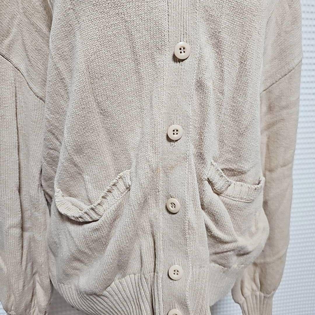 Yahoo!オークション - WE GO ベージュ ボタン付きカーディガン F 19338...