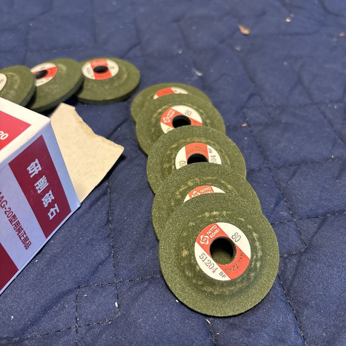 【樂淘letao】日本代購代標第一品牌－マイティ (MYTON) 研削砥石 MAG-20 10枚入 GS80BF TB08550 粒度80 グリーンシリコン マイトン 小型グラインダー用？