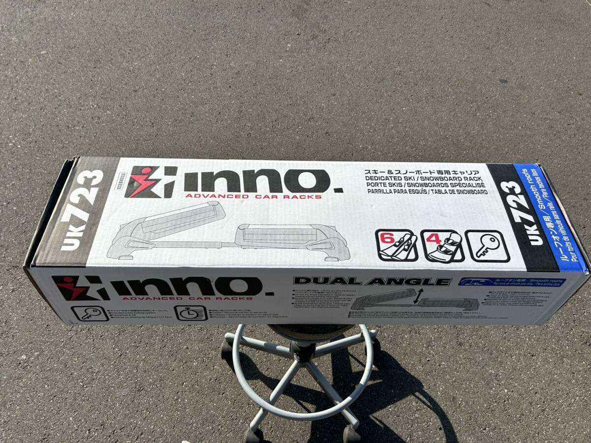 Yahoo!オークション - 美品 カーメイト inno デュアルアングル ルーフ...