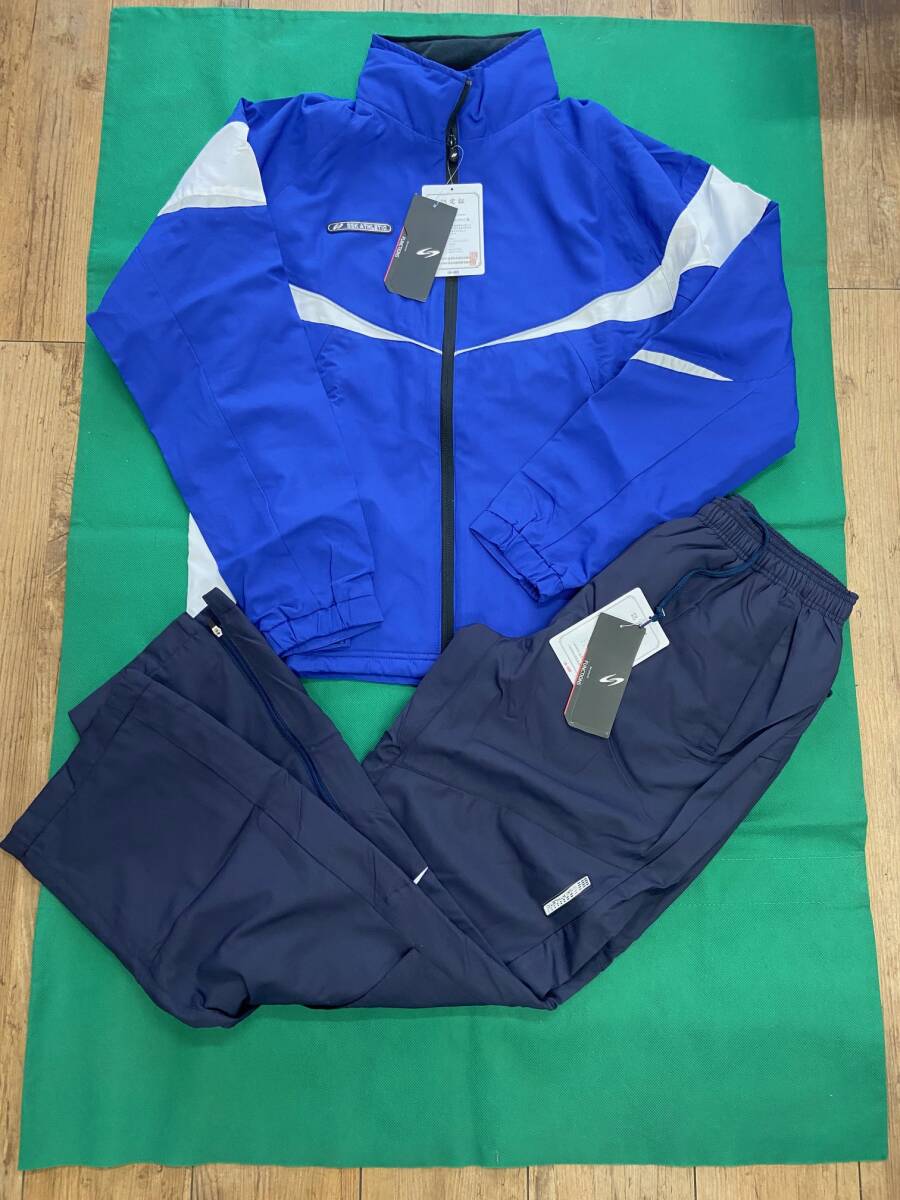 Yahoo!オークション - SSK ウインドブレーカー上下（ブルー×ネイビー...