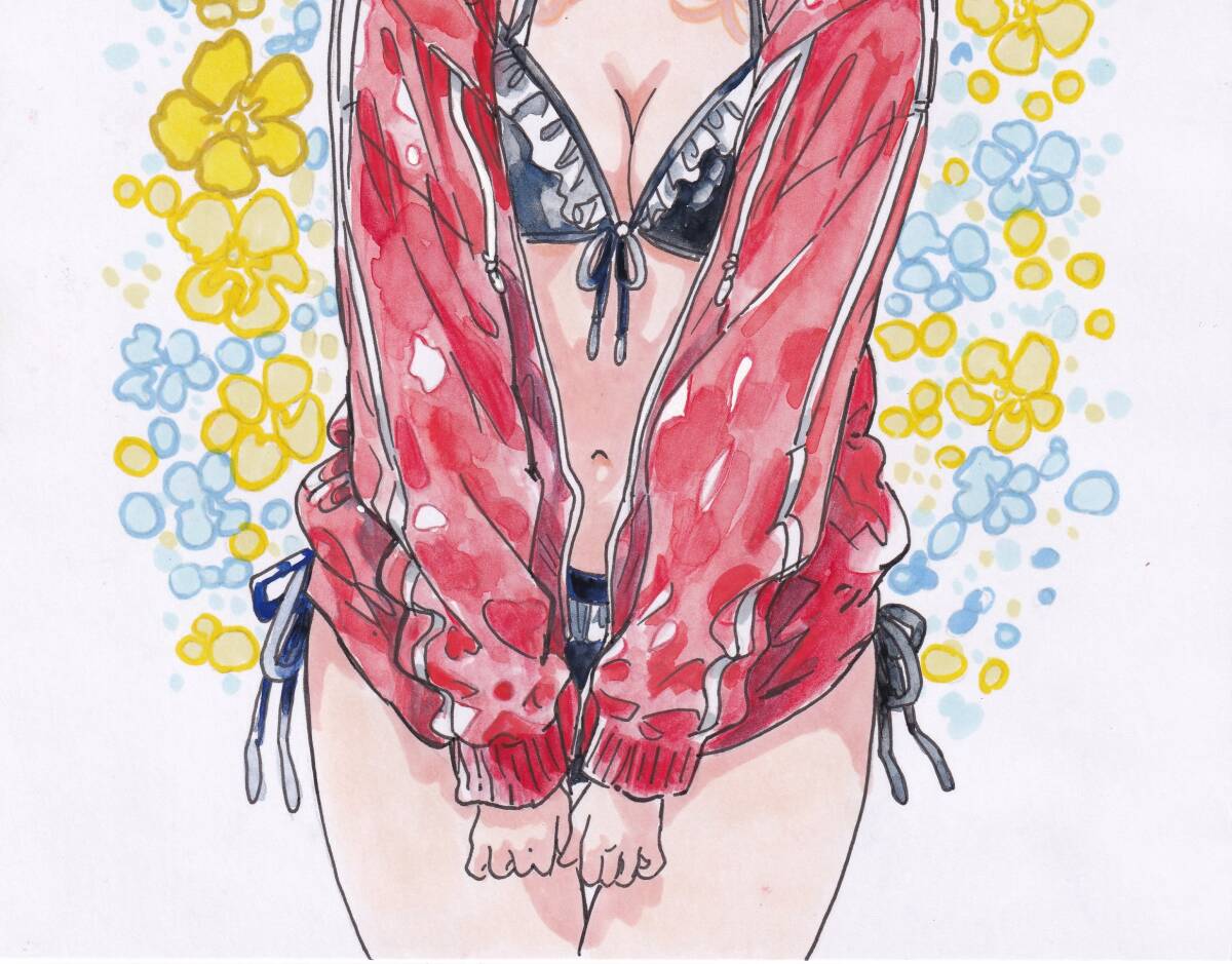 Yahoo!オークション - 一点物 手描き オリジナル イラスト A4サイズ №...