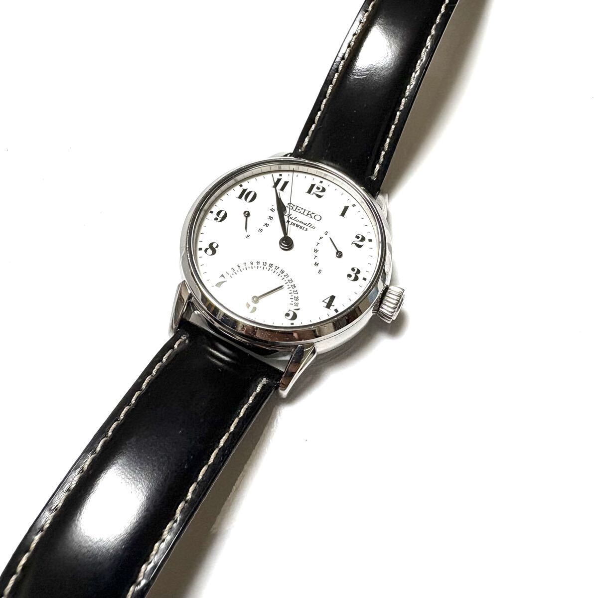 【樂淘letao】日本代購代標第一品牌－OH済み★送料込★SEIKO セイコー★ SARD007/6R24-00E0 ★プレサージュ プレザージュ★渡辺力★琺瑯文字盤★ダブルレトログラード★名機