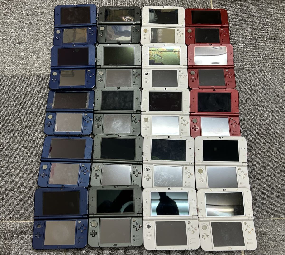 Yahoo!オークション - A【ジャンク】Nintendo new 3DSLL RED-001 本体...