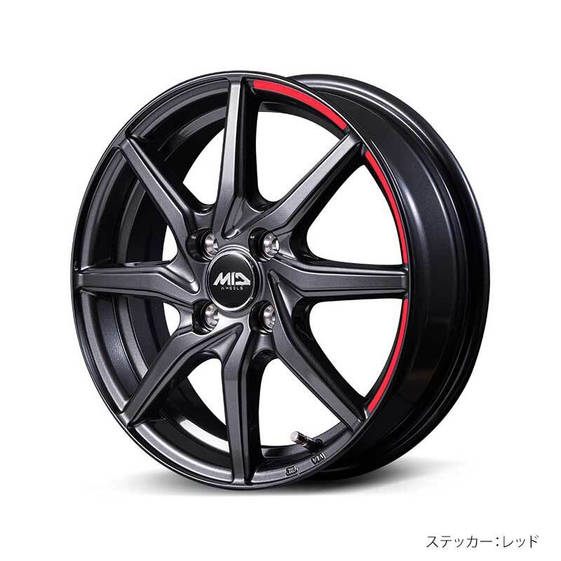 Yahoo!オークション - MID WHEELS/RX810 ACTIVE BLACK タントExe/Exeカ...