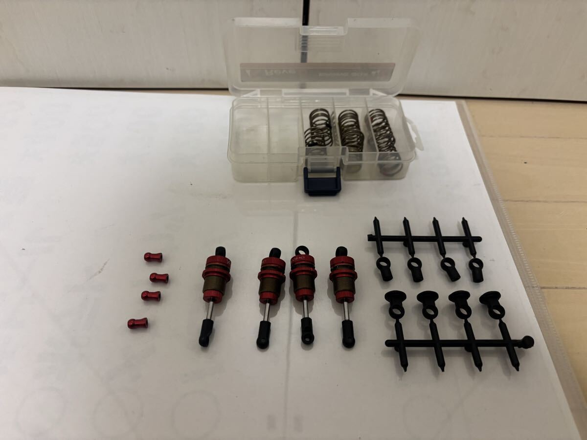 Yahoo!オークション - ヨコモ SLF アルミ製 レッド ビッグボアショック...