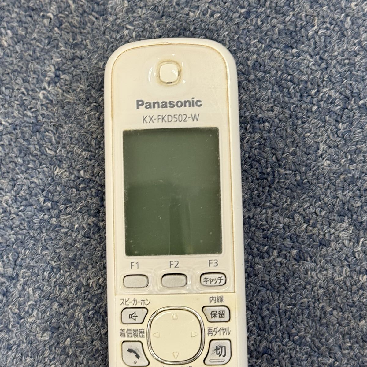 Yahoo!オークション - S11K4539 Panasonic KX-FKD502-W 電話子機 パナ...