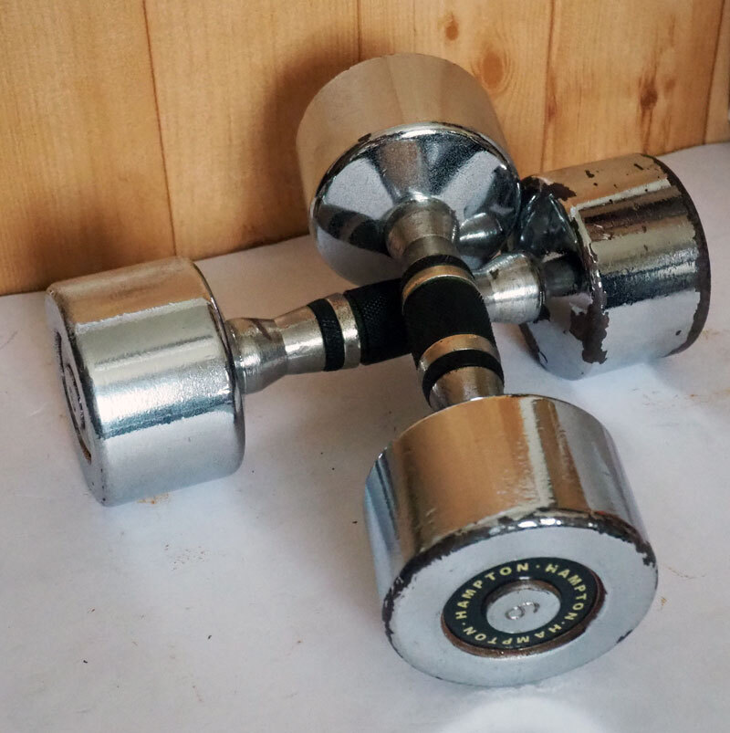 Yahoo!オークション - ダンベル 6Kg × 2 = 12Kg 鉄アレイ 2個セット