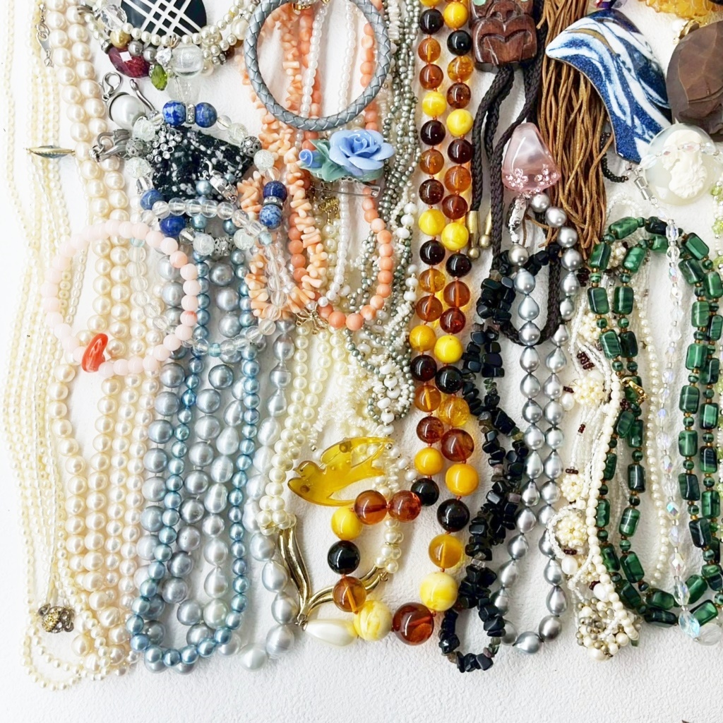 Yahoo!オークション - 【人気】アクセサリー まとめ 総重量 1 105g ネ...