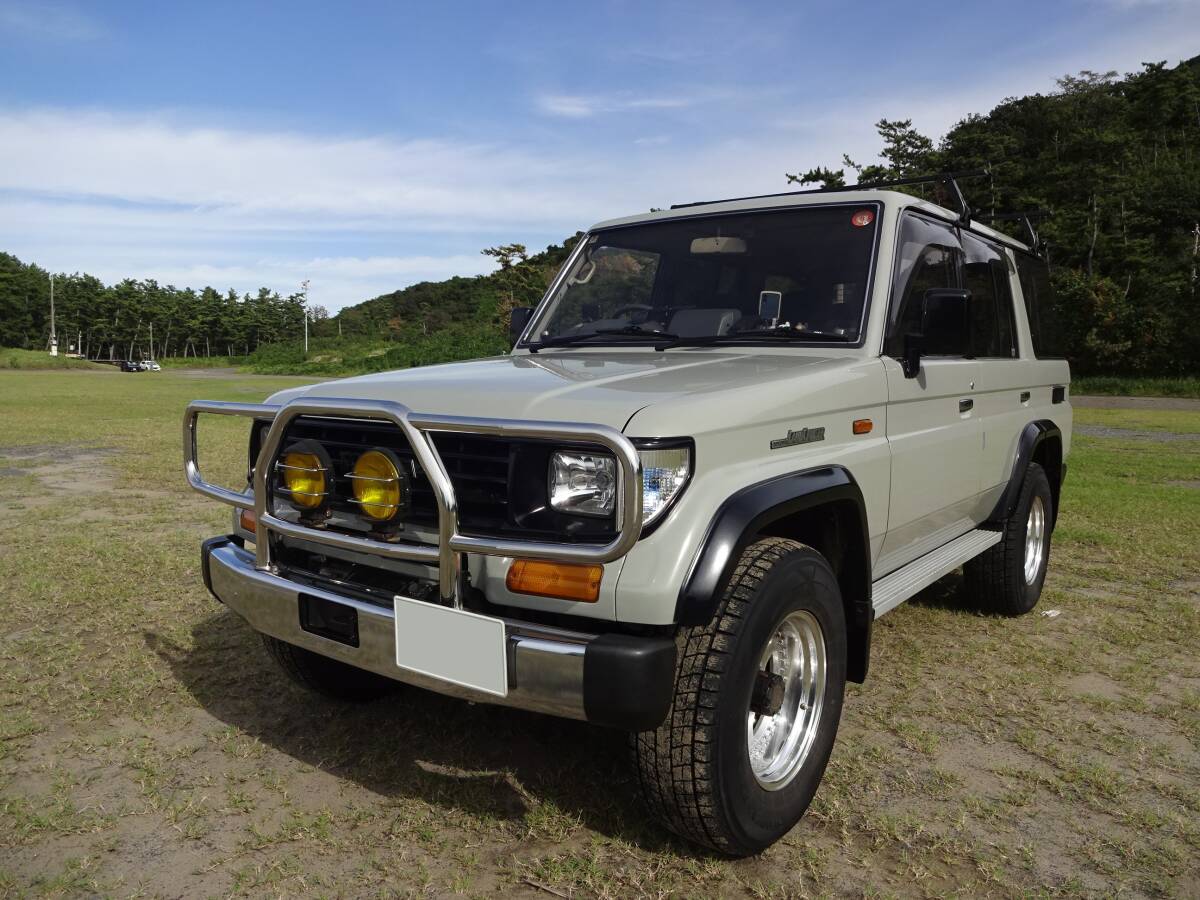 Yahoo!オークション - 平成4年ランドクルーザープラドEXリミテッド LJ7...