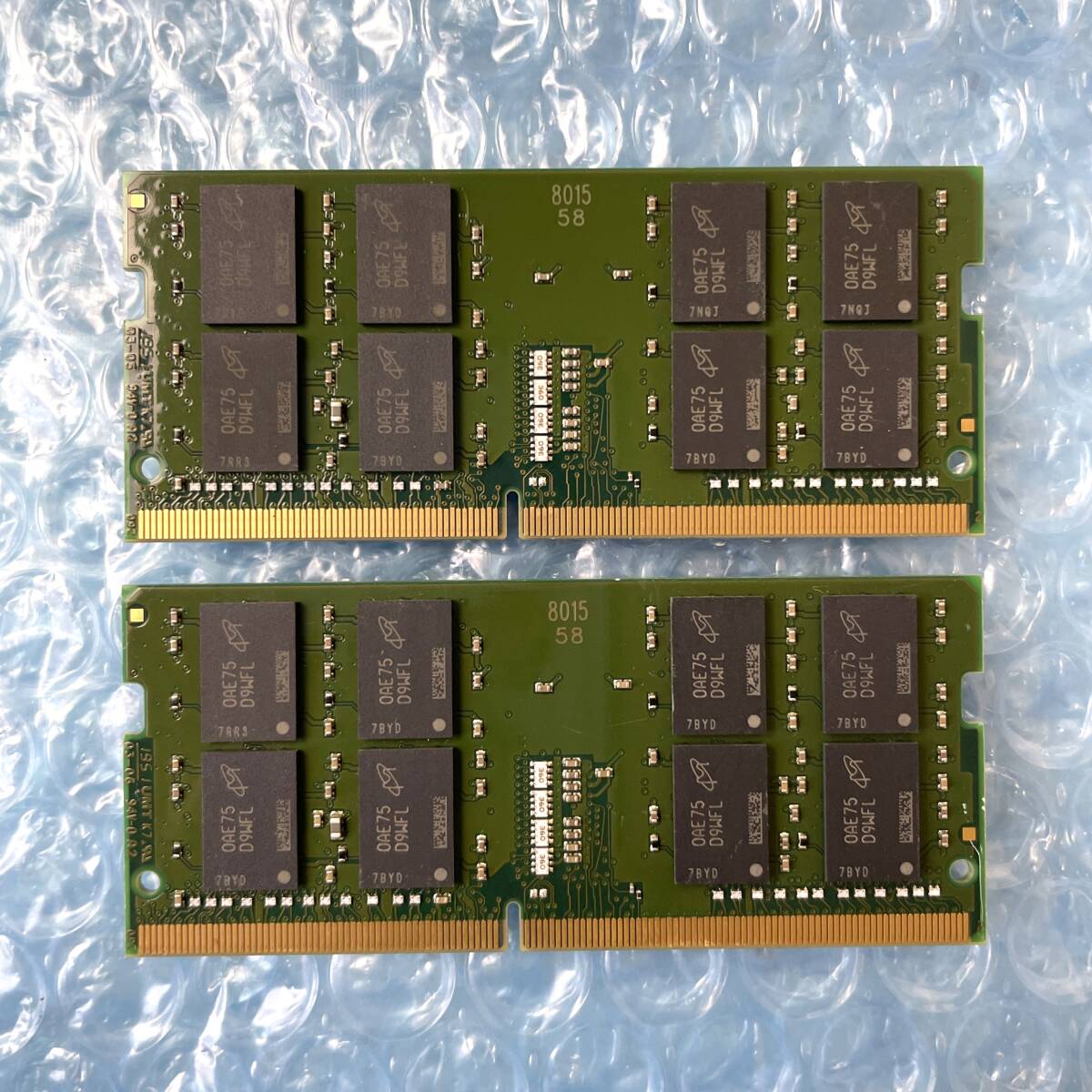 Yahoo!オークション - KINGSTON 16GB×2枚 計32GB DDR4 2666 CBD26D4S9...