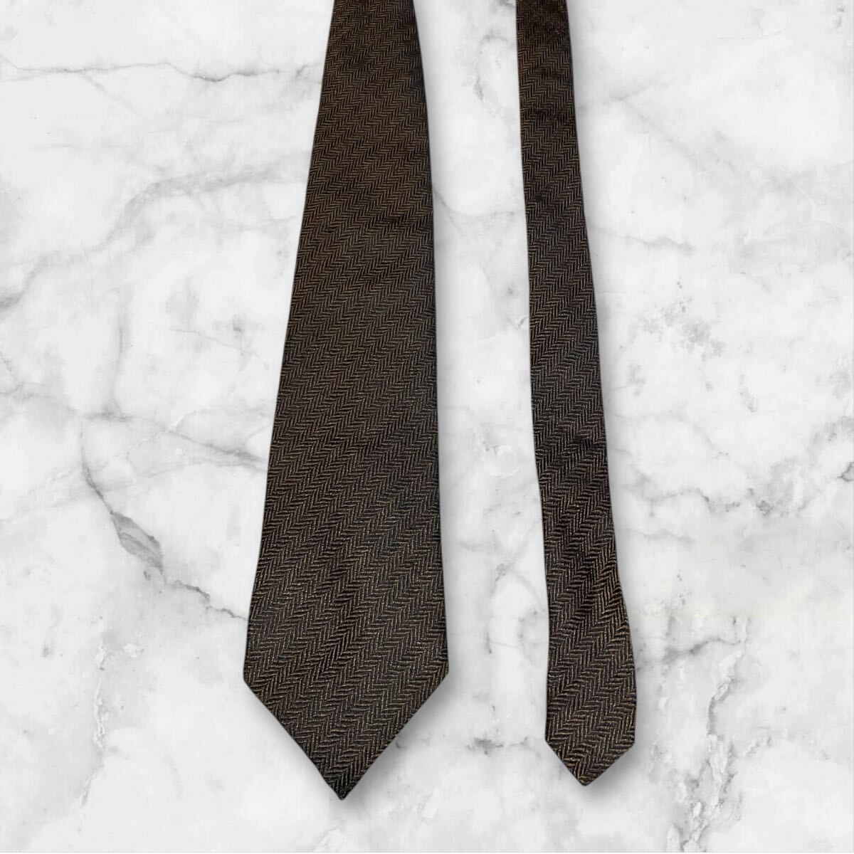 Yahoo!オークション - BEAMS F ビームスエフ ネクタイ ソリッド ヘリン...