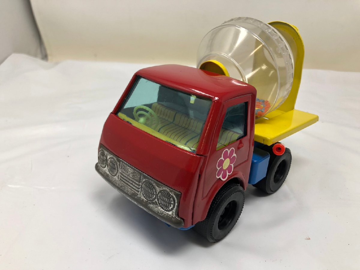 Yahoo!オークション - DAIYA ダイヤ ブリキ ミキサー車 レトロ 本体の...