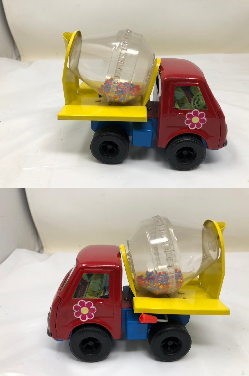 Yahoo!オークション - DAIYA ダイヤ ブリキ ミキサー車 レトロ 本体の...