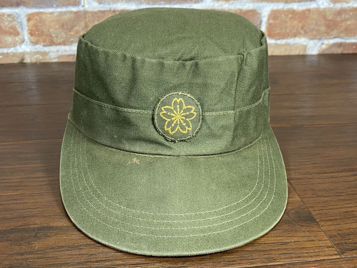 Yahoo!オークション - 【実物 】陸上自衛隊 昭和49年 丸天帽 作業帽 4...