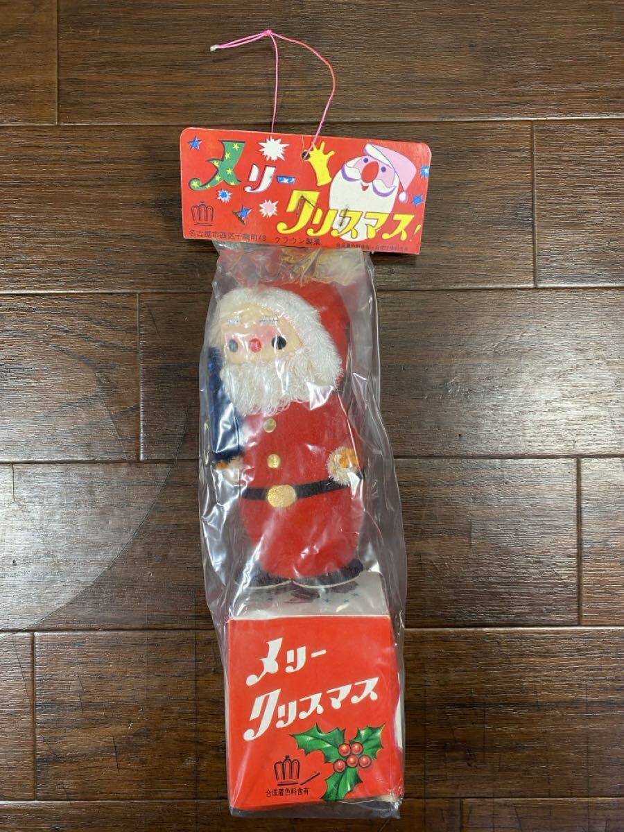 Yahoo!オークション - 未開封 昭和当時物 クリスマス サンタクロース ...