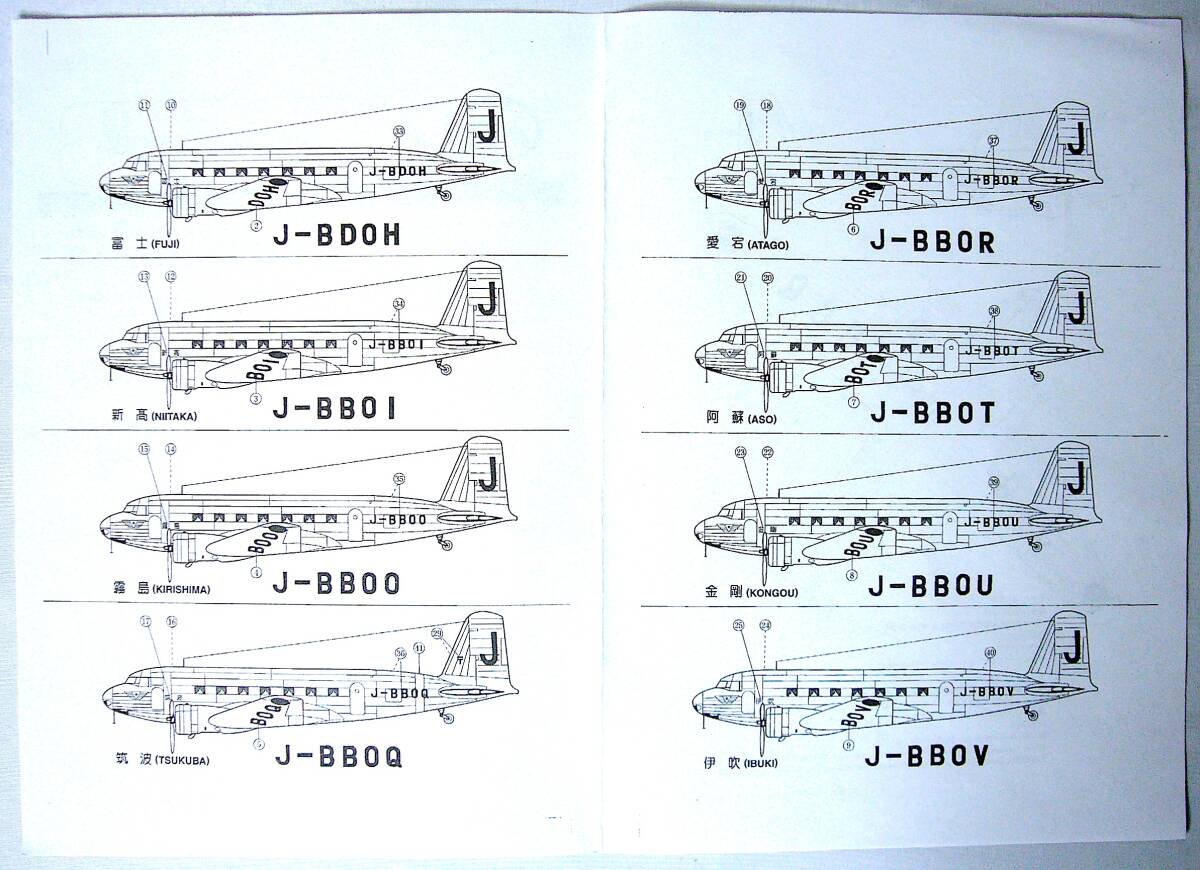 Yahoo!オークション - MPM 1/72 ダグラス DC-2 大日本航空 ver. & アメ...