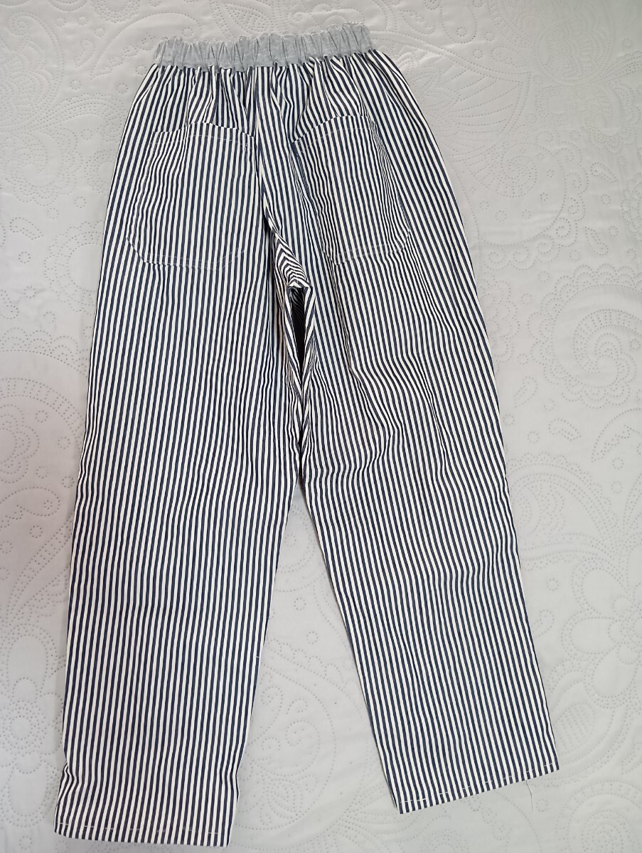 Yahoo!オークション - ハンドメイド ヒッコリーデニム ぶかパンツ 中厚...