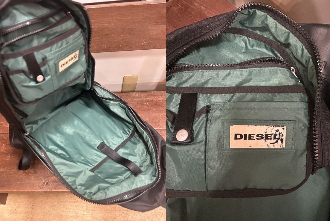 Yahoo!オークション - 185 中古 DIESEL ディーゼル リュック バック 現...