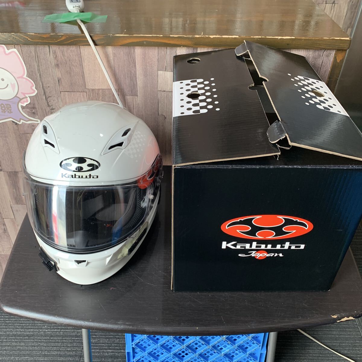 Yahoo!オークション - （FUK114） KABUTO カブト フルフェイスヘルメッ...