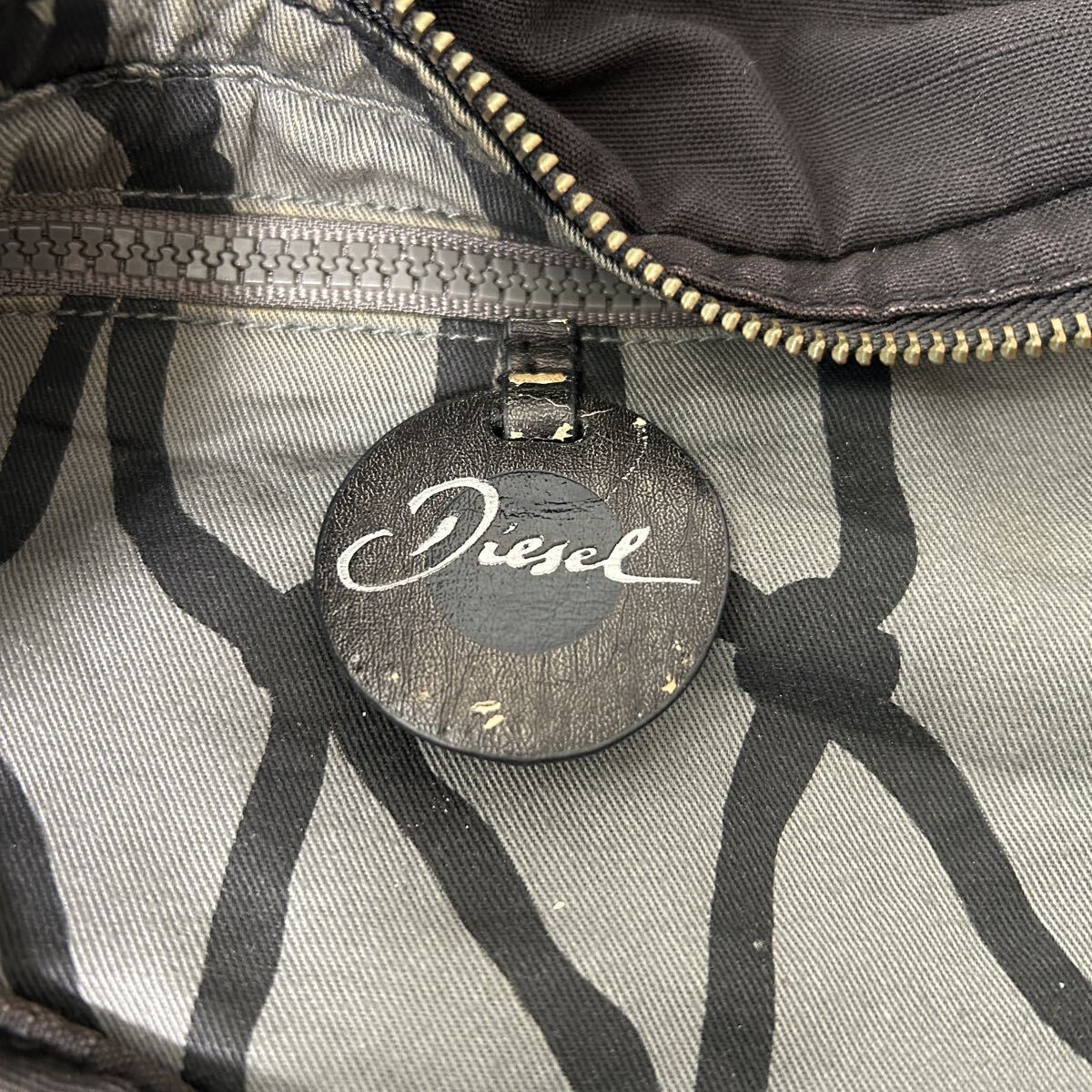 Yahoo!オークション - 00s y2k DIESEL ディーゼル ボストンバッグ ブラ...