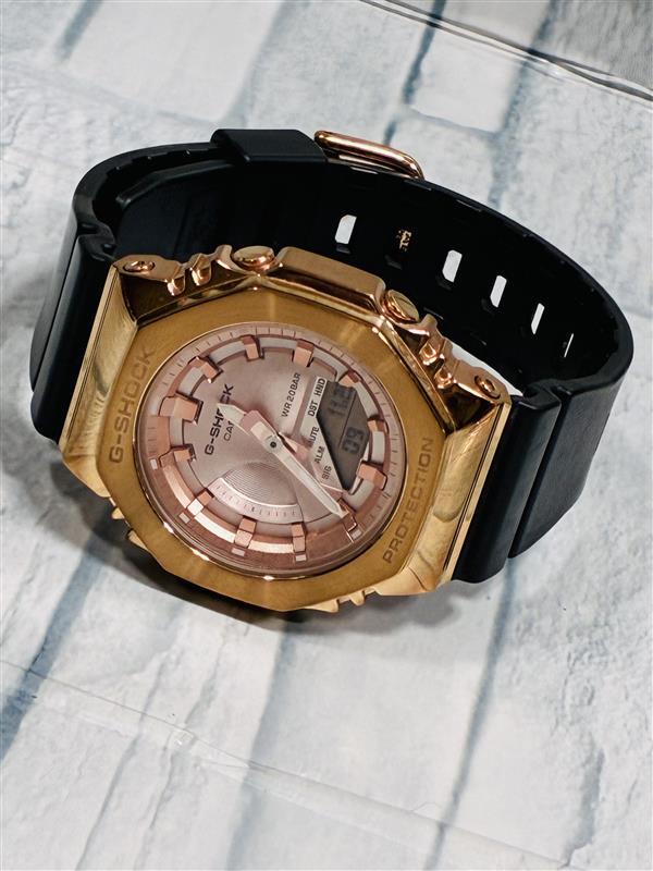 【樂淘letao】日本代購代標第一品牌－CASIO G-SHOCK GM-S2100PG-1A4JF ミッドサイズ メタルカバード ウォッチ 中古稼働品