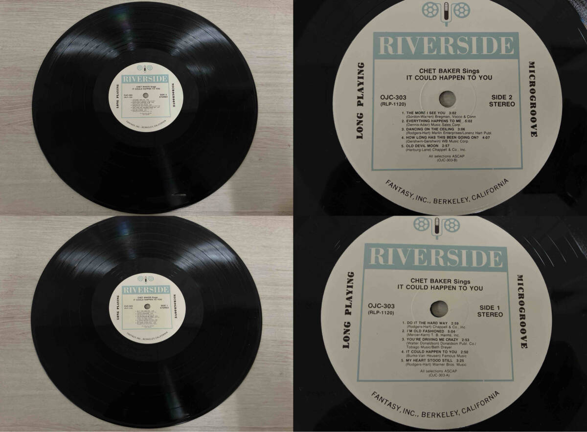 Yahoo!オークション - 【LP】 CHET BAKER IT COULD HAPPEN TO YOU RLP-...