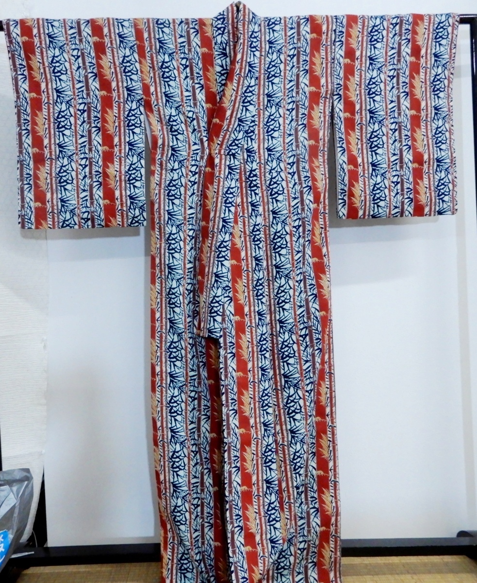 Yahoo!オークション - ＜銀の斧＞正絹・縮緬地型染め袷着物・高島屋取...