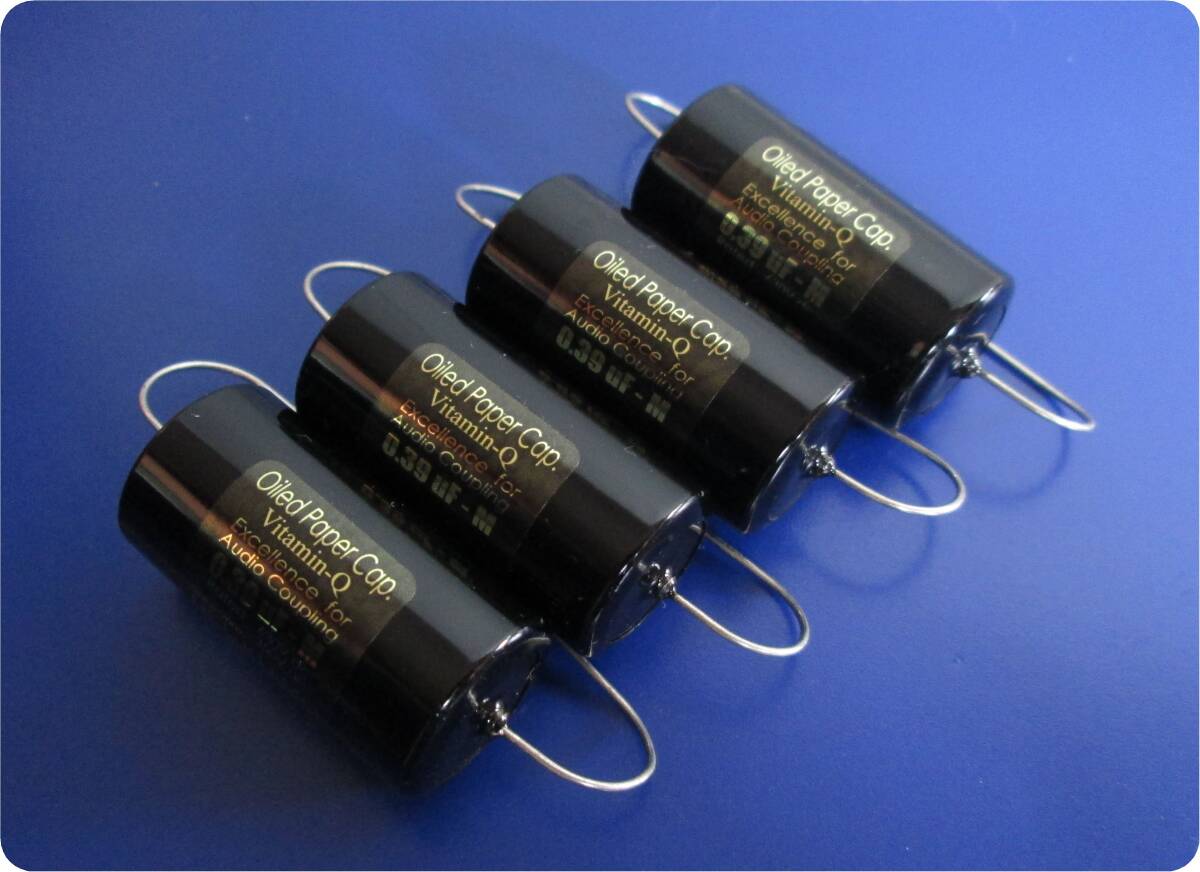 【樂淘letao】日本代購代標第一品牌－DEL RITMO/Vitamin-Q/オイルペーパーコンデンサ/Old-type/0.39uF/630VDC/4個1組