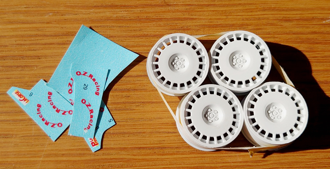 Yahoo!オークション - 1/24 OZ ラリーホイール 5ナット（改造後 タミヤ...