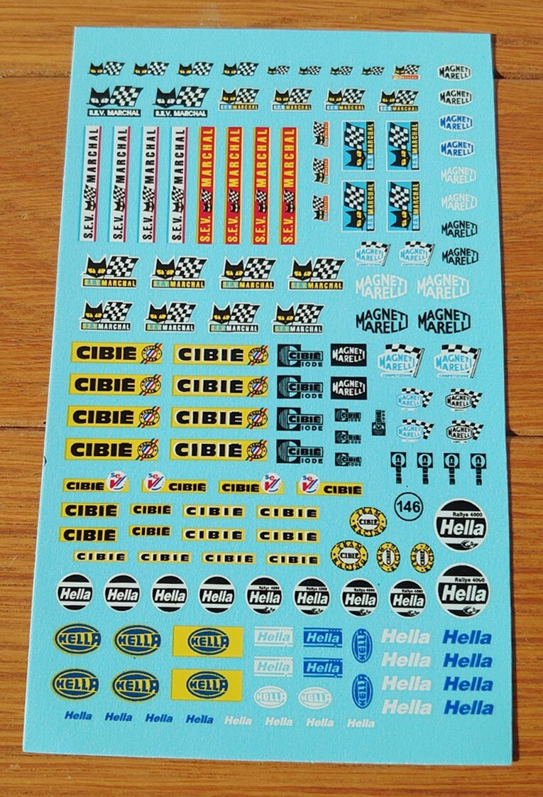 Yahoo!オークション - 1/24 CIBIE他 スポンサー 輸入デカール（El Tori...