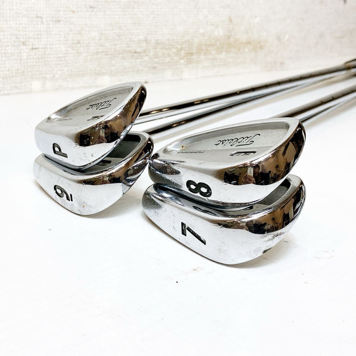 【樂淘letao】日本代購代標第一品牌－208＊中古 タイトリスト アイアン CB 710 右利き用 N.S.PRO-100 Titleist ゴルフクラブ まとめ売り 現状品＊