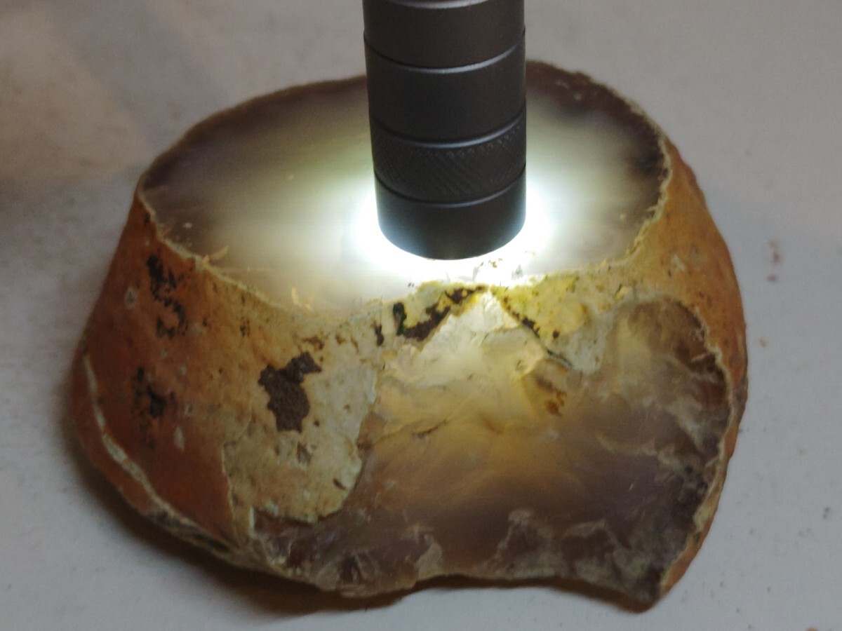 Yahoo!オークション - O-13 瑪瑙 530g メノウ アゲート 原石 鑑賞石 自...