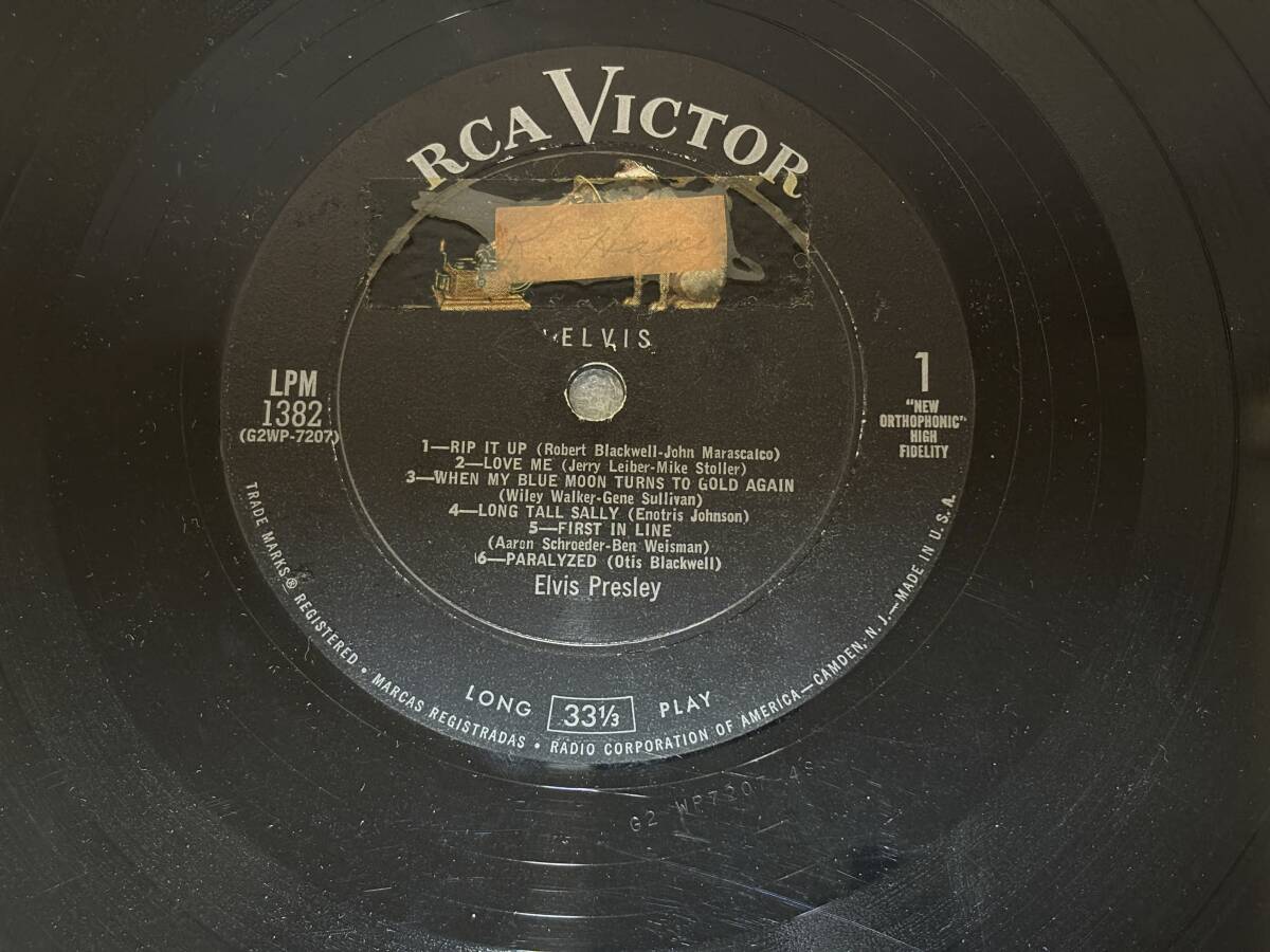 Yahoo!オークション - Elvis Presley/RCA Victor LPM-1382/Elvis/1956