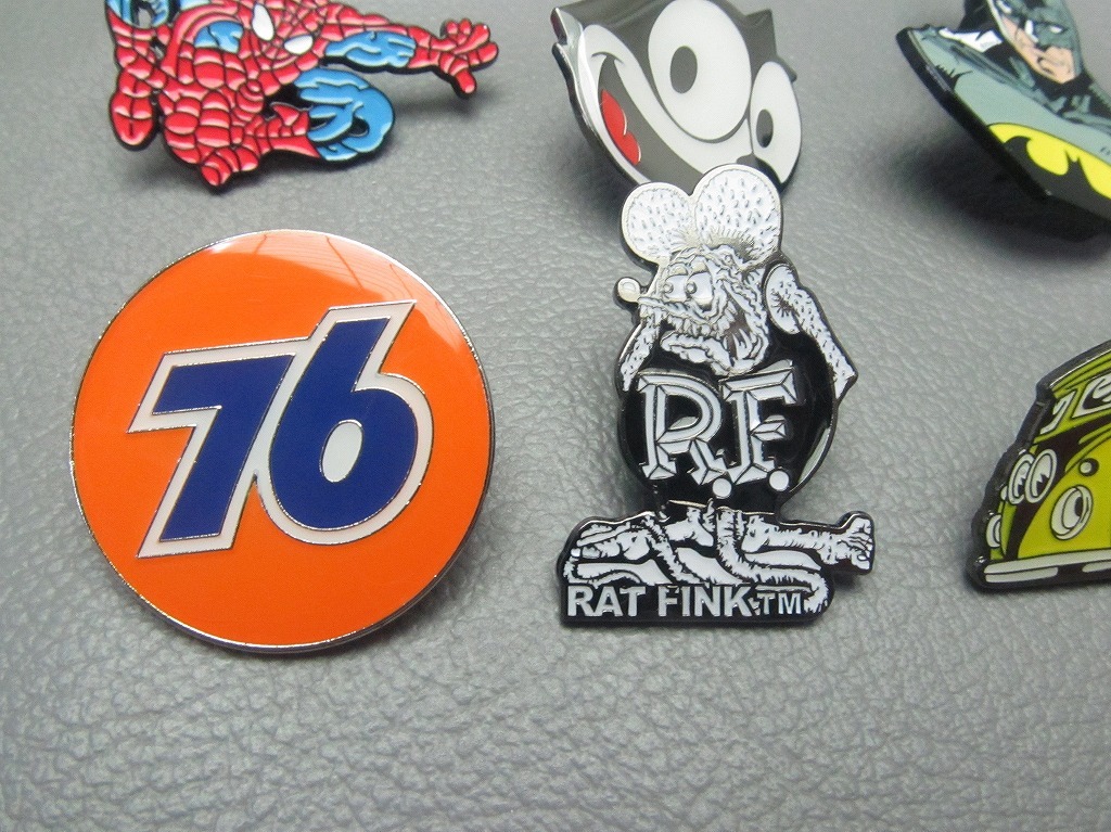 Yahoo!オークション - 新品 ムーンアイズ スパイダーマン等 ピンバッジ...