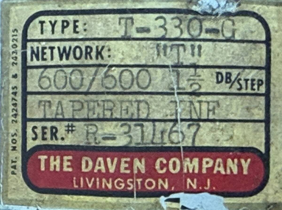 Yahoo!オークション - Western Elecric Daven T-330G 600/600 2個 連番...
