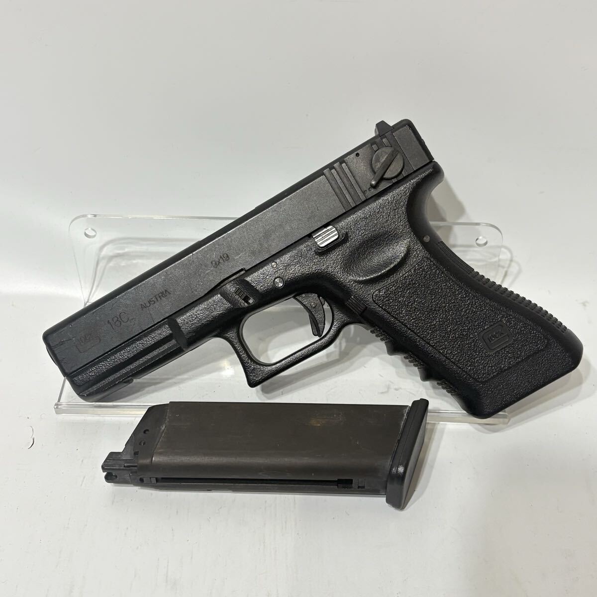 Yahoo!オークション - 1円〜 SMYRNA. GA. GLOCK 18C グロック18C ガス...