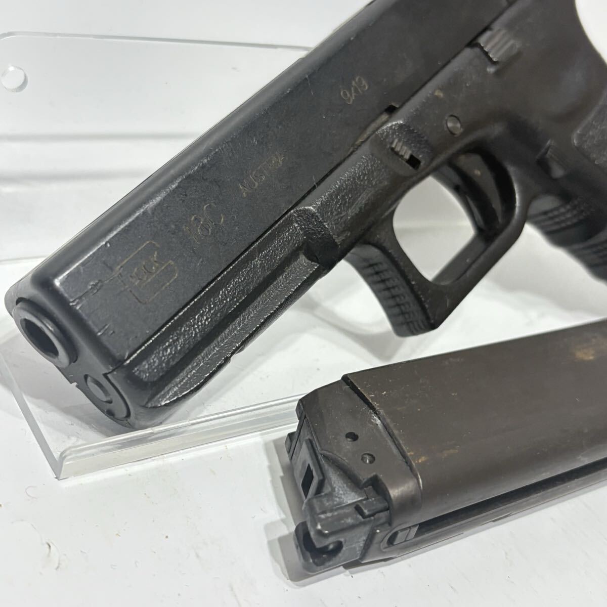Yahoo!オークション - 1円〜 SMYRNA. GA. GLOCK 18C グロック18C ガス...