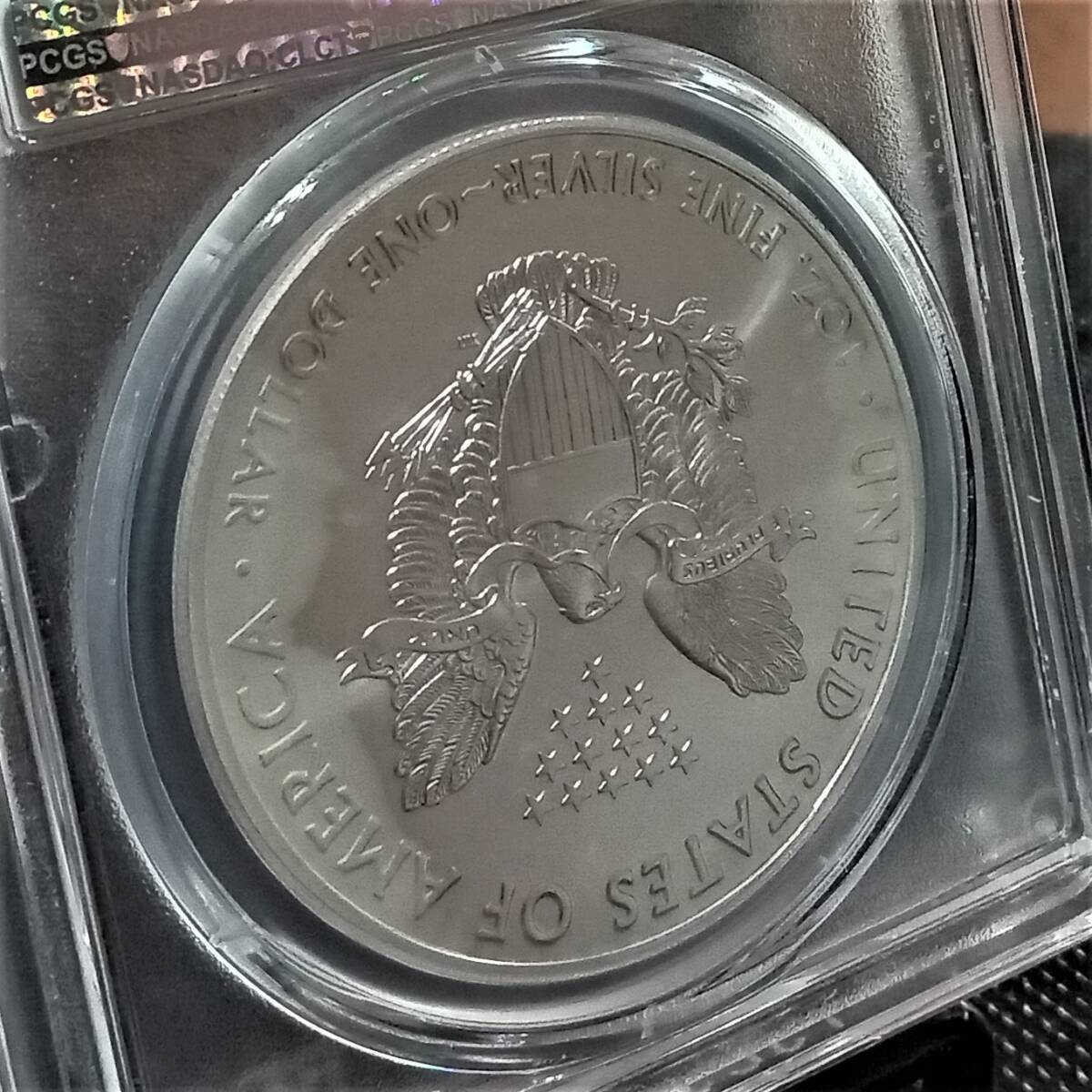 Yahoo!オークション - 1円出品 銀価格上昇中 最高鑑定 2020年/アメリカ...