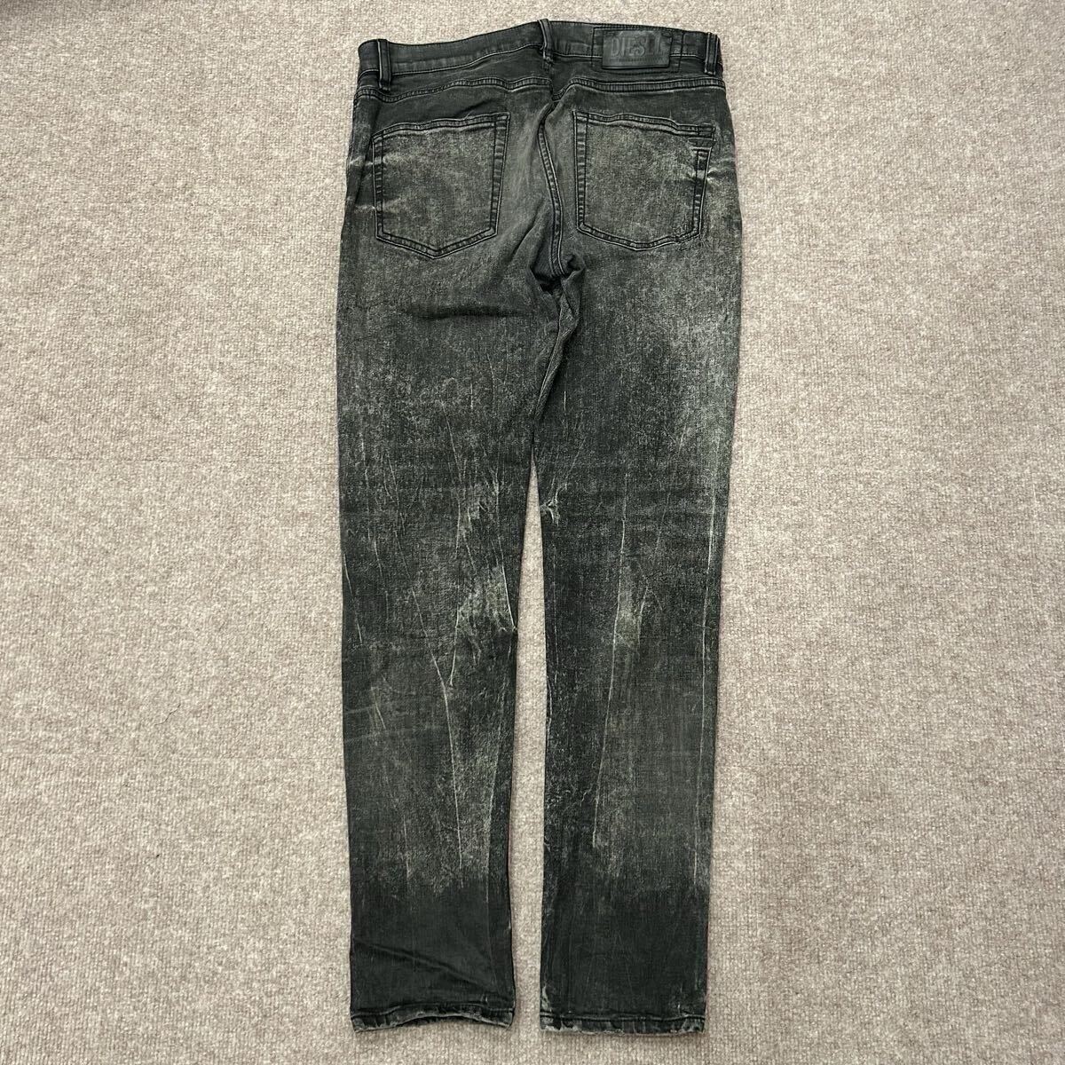 【樂淘letao】日本代購代標第一品牌－【S7151】 DIESEL ディーゼル ストレートパンツ 32インチ ブラック 黒 メンズ デニム ジーンズ ボトムス 最落なし 古着