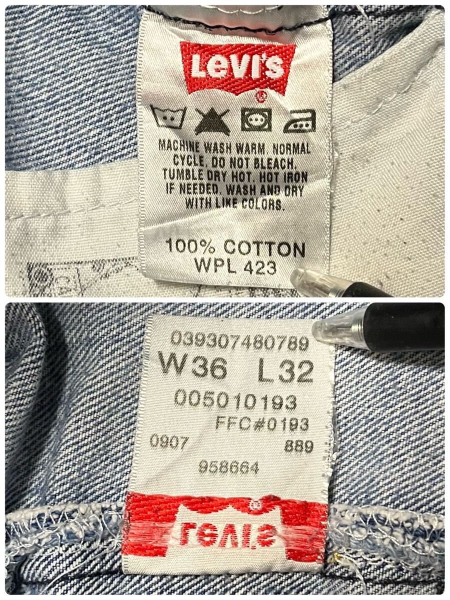 Yahoo!オークション - Levi’s リーバイス 501 ストレートジーンズ デ...