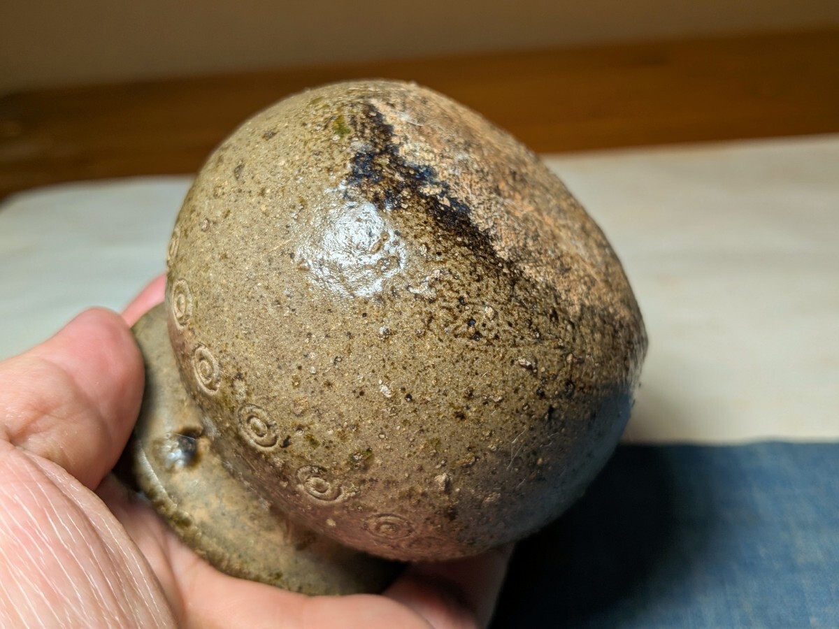 【樂淘letao】日本代購代標第一品牌－【哲】まんまるな新羅小壺盃（新羅時代）