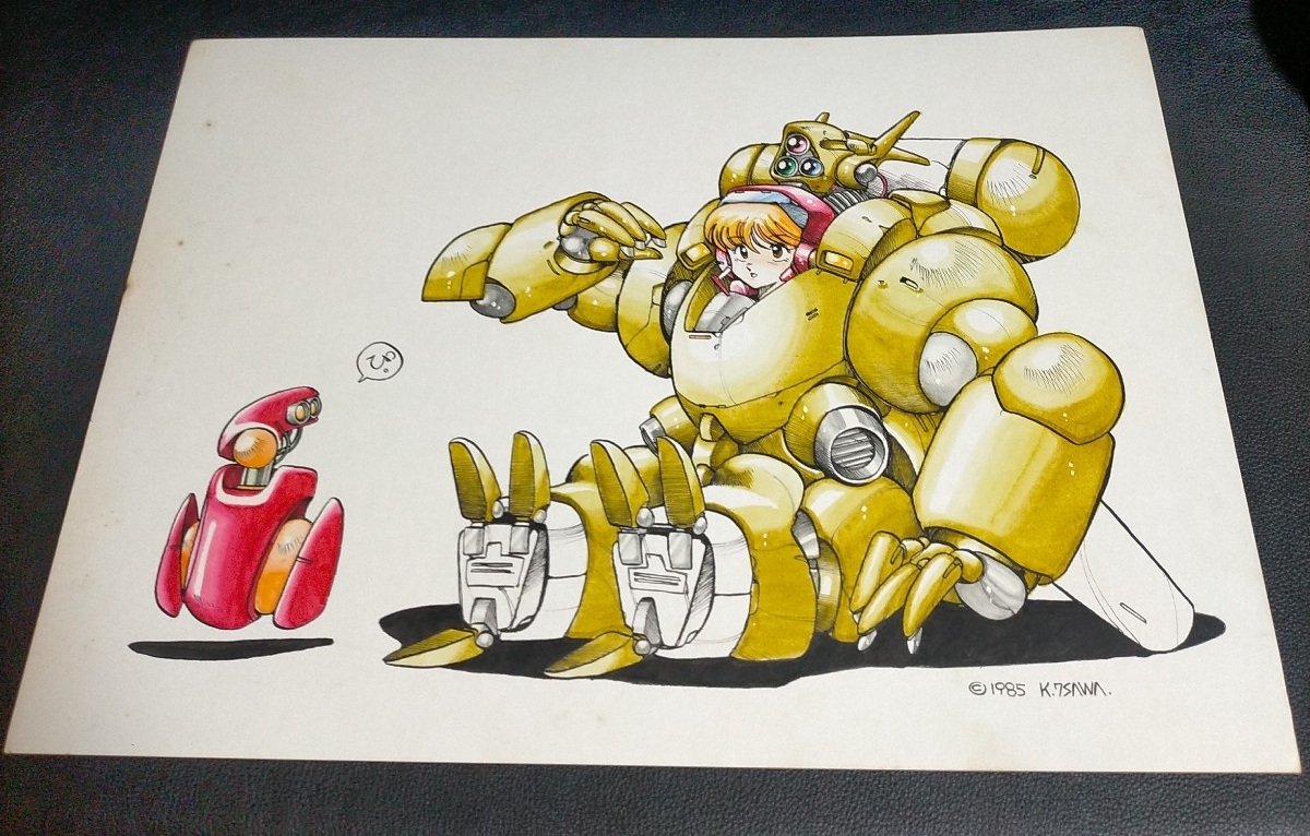 Yahoo!オークション - 80年代 同人 手描きイラスト マクロス K.7SAW...